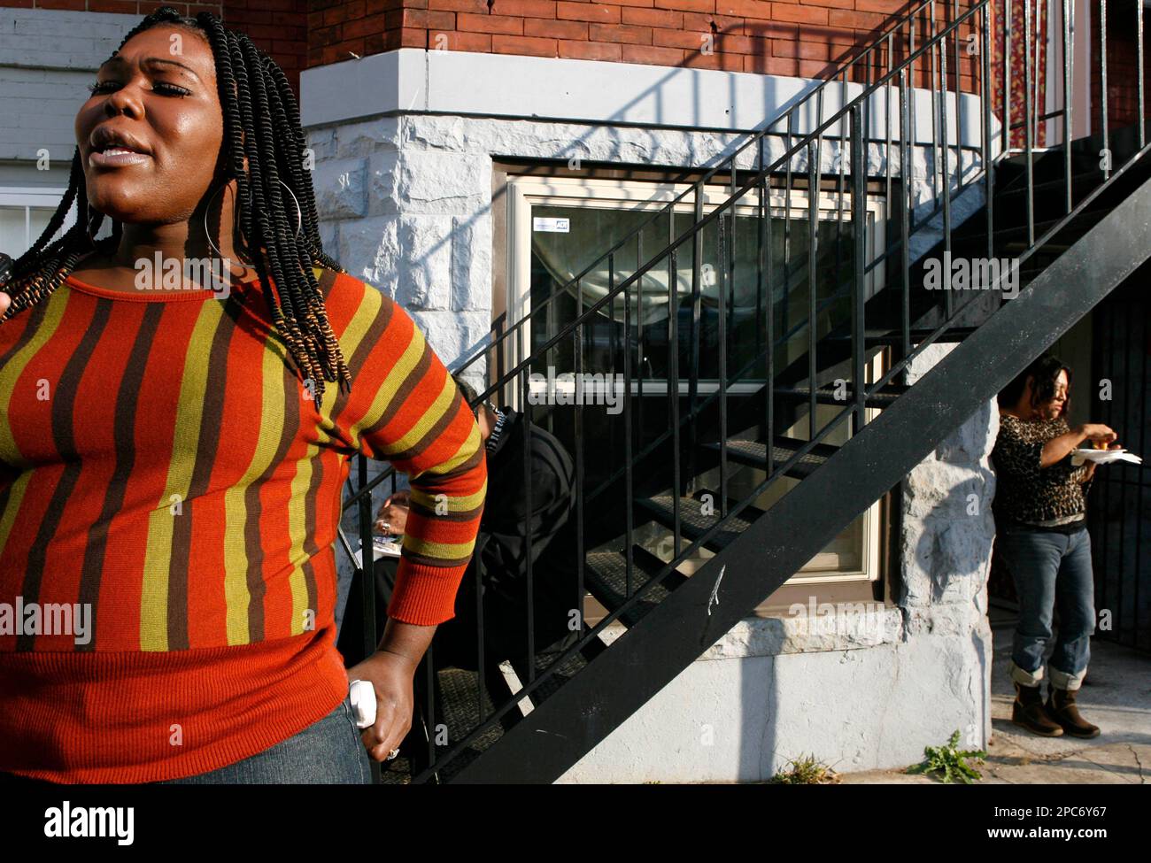 Taneisha Patterson, left, a senior health educator with the Transgender ...