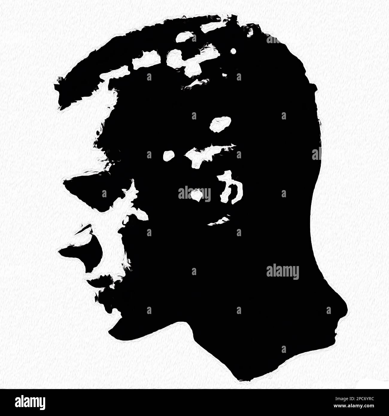 confused man drawing Stock Photo - Alamy