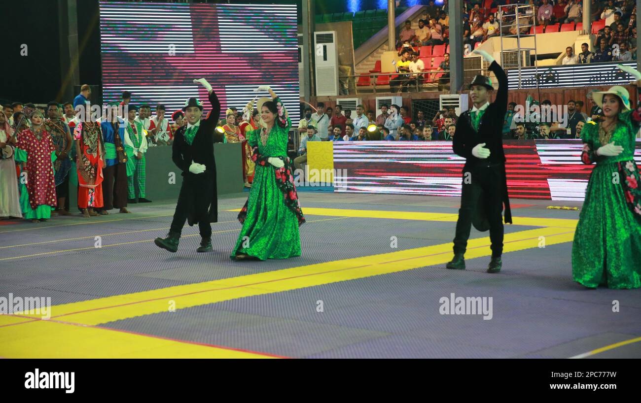 Cultural presentation reflecting all the 12 participant countries ...