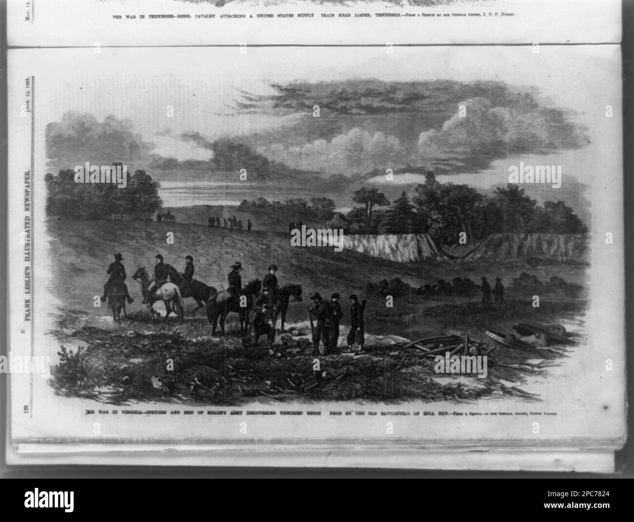 The War in Virginia--officers and men of Meade's army discovering ...