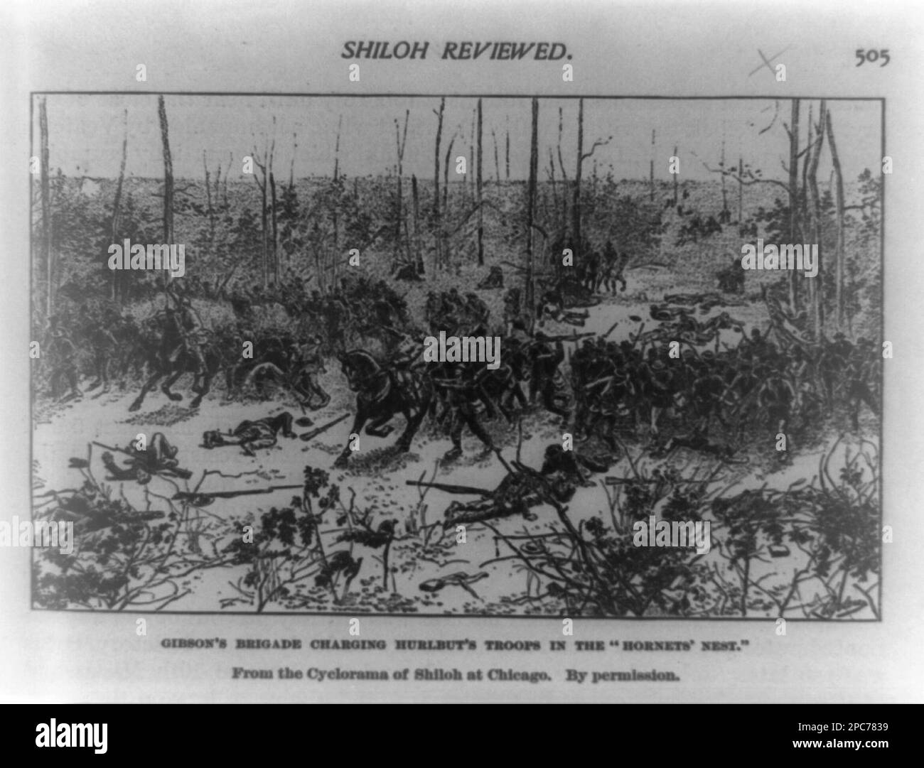 Gettysburg battle cyclorama Black and White Stock Photos & Images - Alamy
