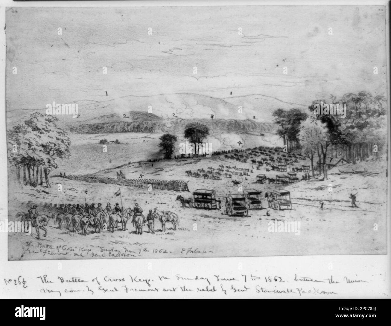 Battle of cross keys 1862 hi-res stock photography and images - Alamy