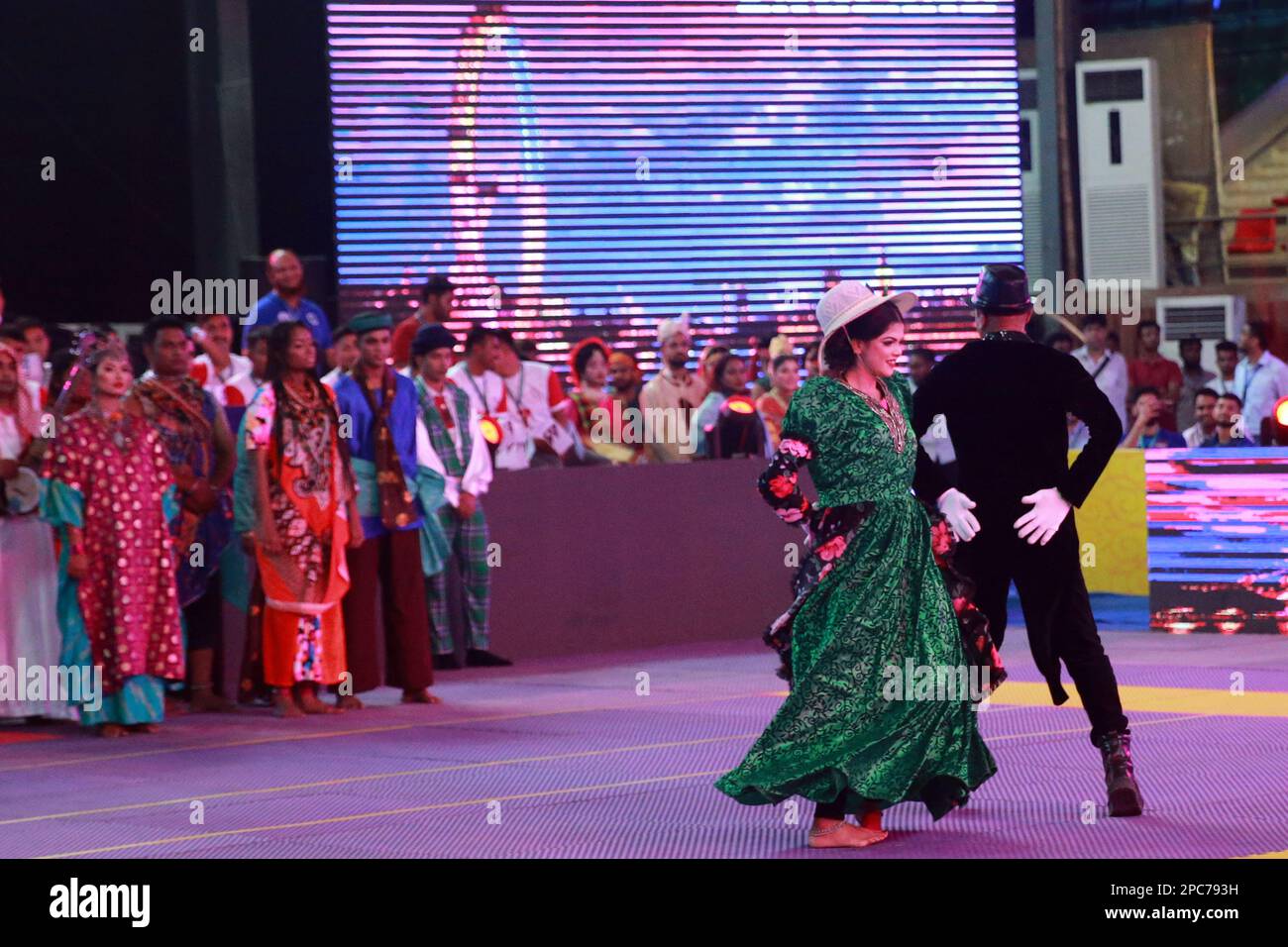 Cultural presentation reflecting all the 12 participant countries ...