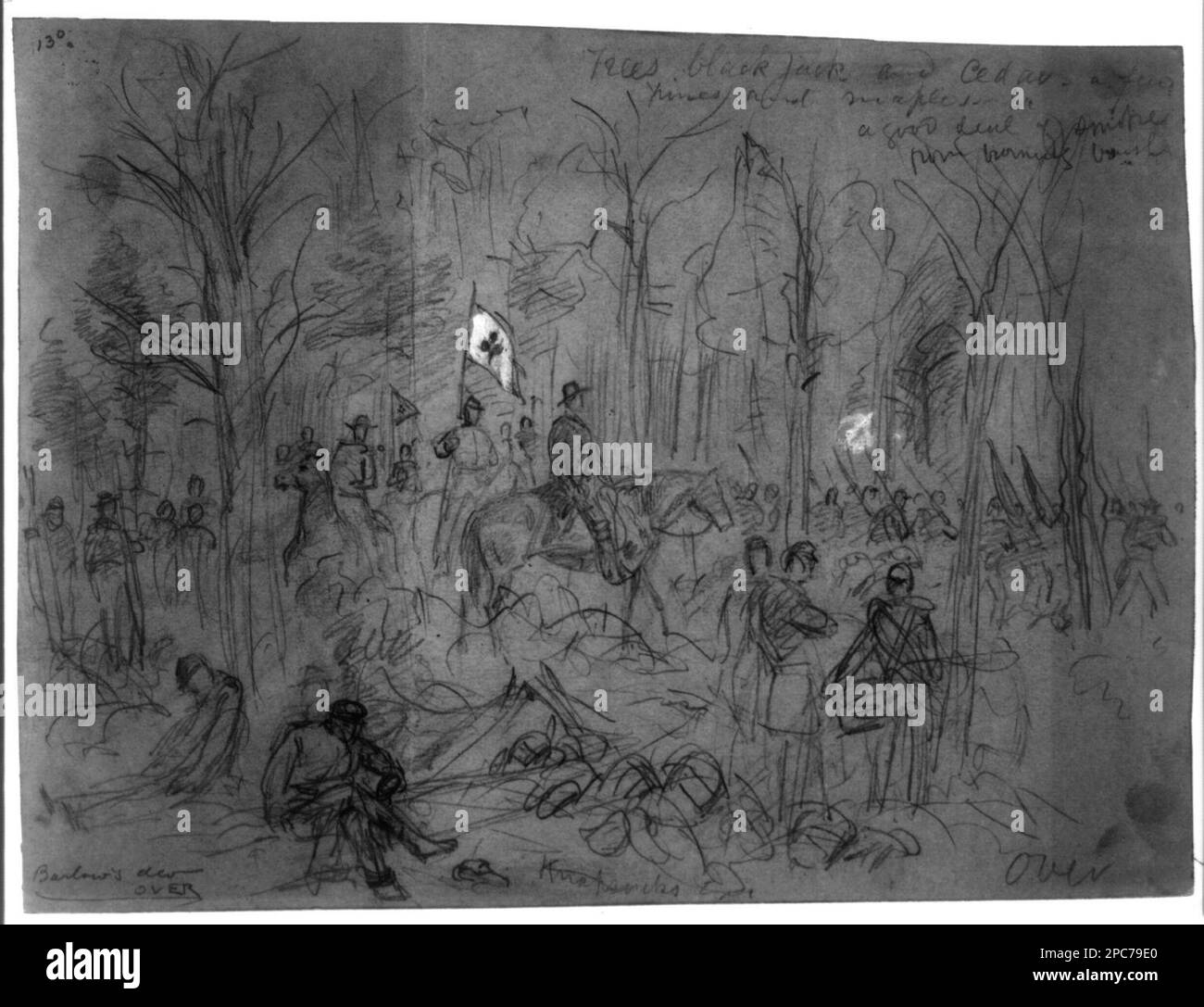 Barlow's division, Wilderness Campaign. Morgan collection of Civil War ...