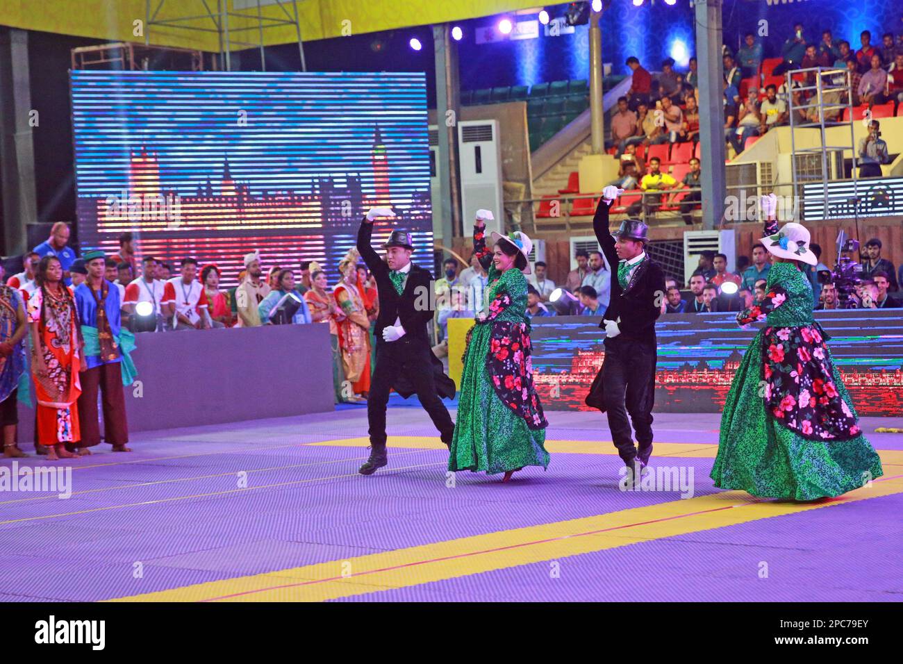 Cultural presentation reflecting all the 12 participant countries ...