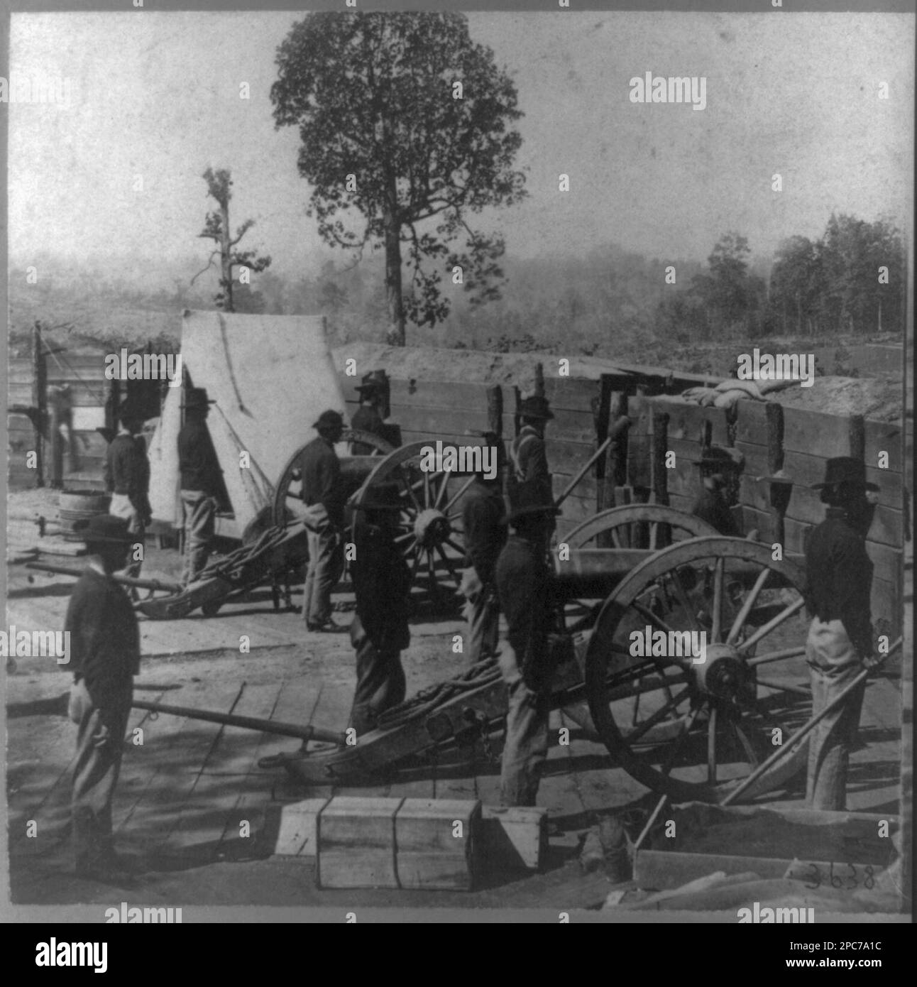 Rebel fortifications, Atlanta, Ga.. Civil War Photograph Collection ...