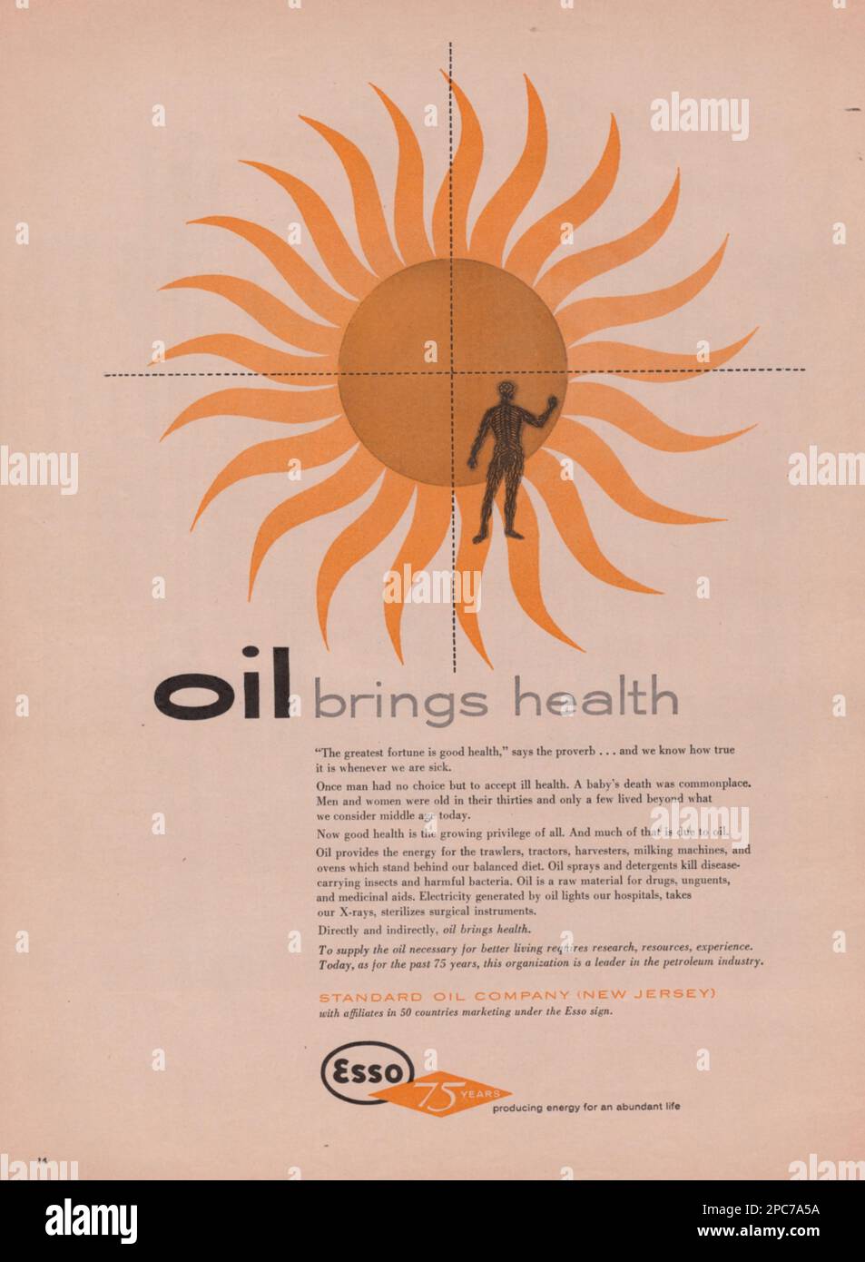 Esso oil magazine advert Esso vintage advertisement Esso oil brings ...