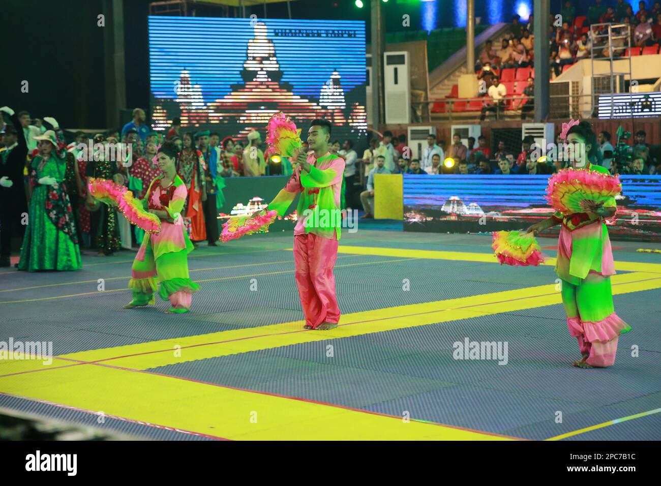 Cultural presentation reflecting all the 12 participant countries ...