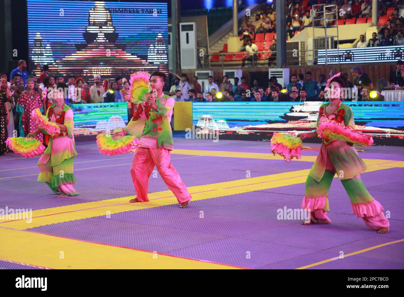 Cultural presentation reflecting all the 12 participant countries ...