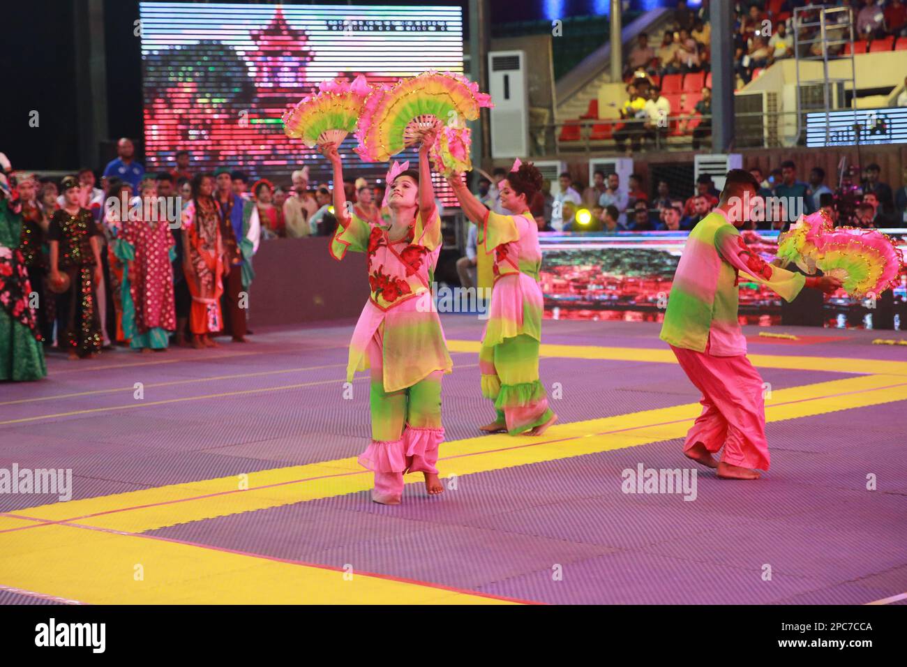 Cultural presentation reflecting all the 12 participant countries ...