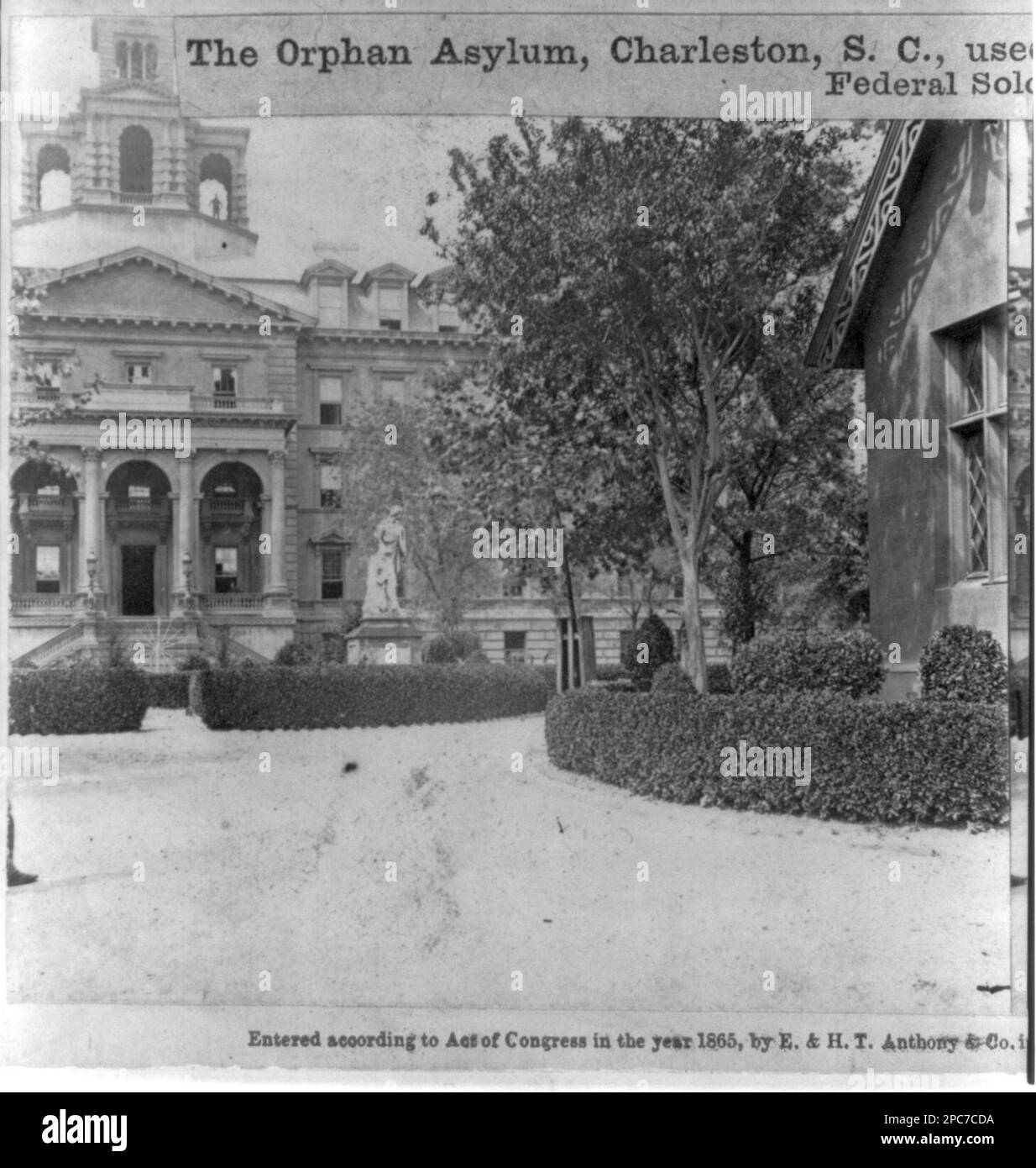 The Orphan Asylum, Charleston, South Carolina, used as a hospital for ...