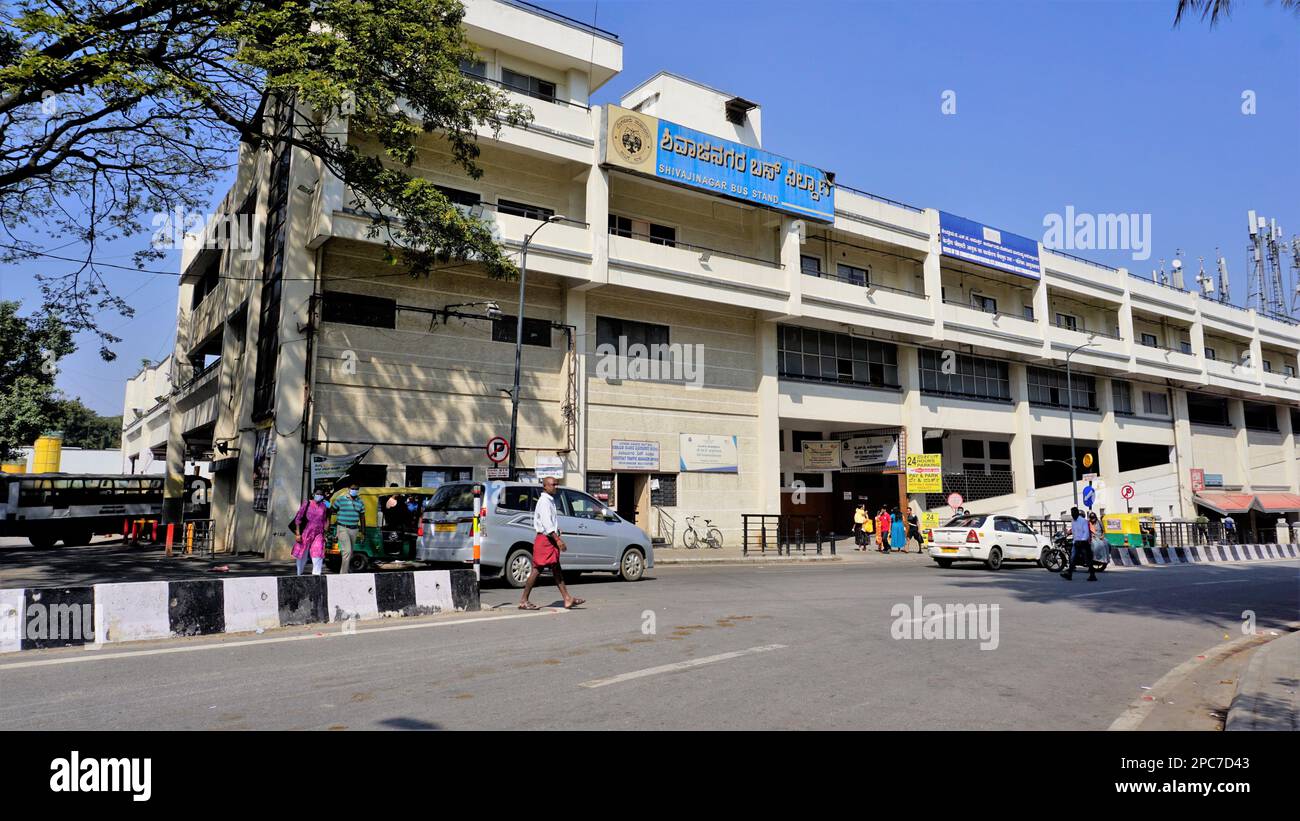 `Bangalore,Karnataka,India-January 01 2023: Multi storey Shivajinagar ...