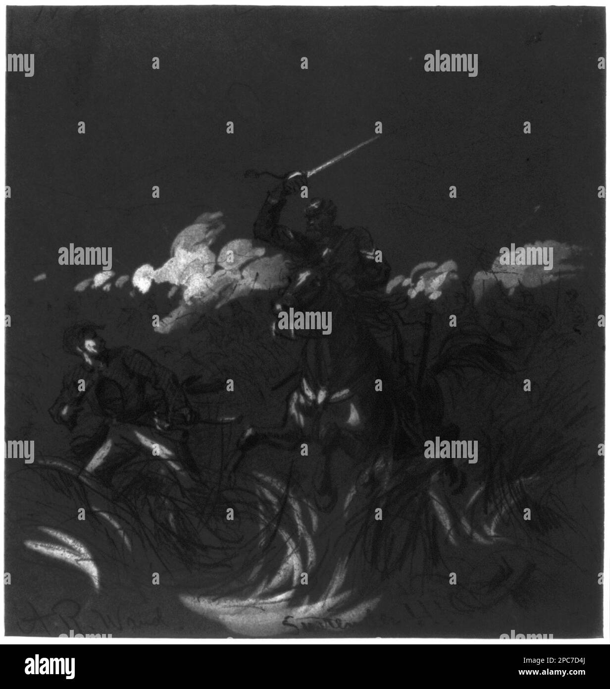 Surrender!!!. Morgan collection of Civil War drawings. Gettysburg ...