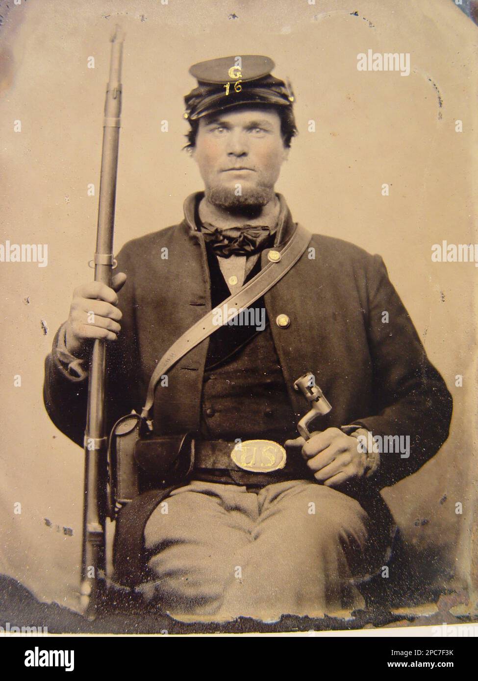 Private Horace H. Smith of Company G, 16th Wisconsin Infantry Regiment ...