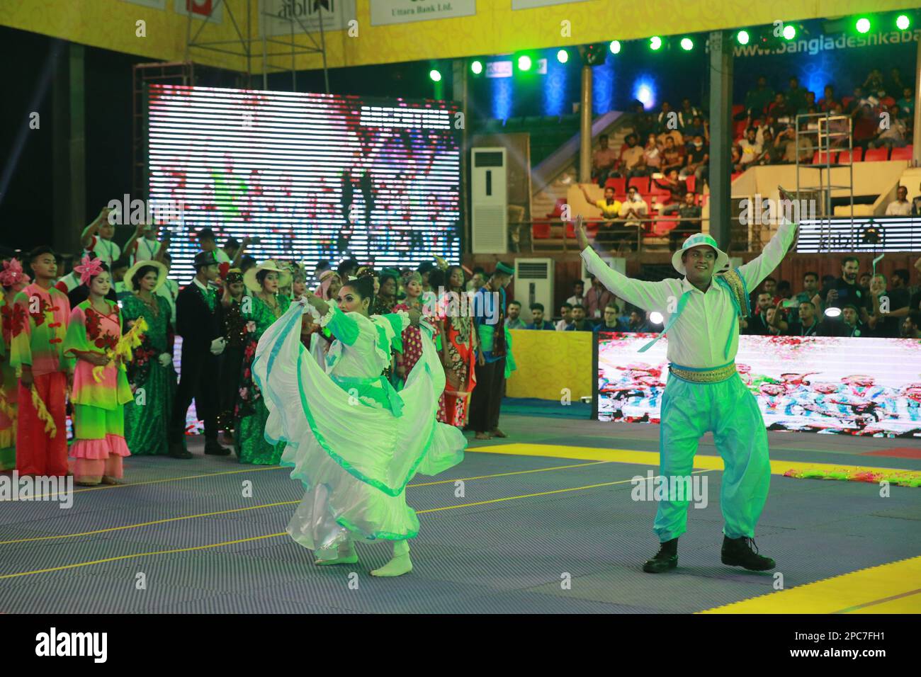 Cultural presentation reflecting all the 12 participant countries ...