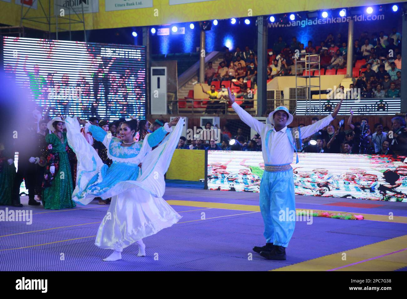 Cultural presentation reflecting all the 12 participant countries ...