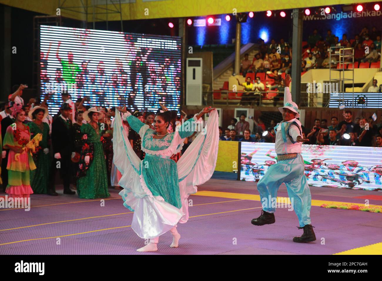 Cultural presentation reflecting all the 12 participant countries ...