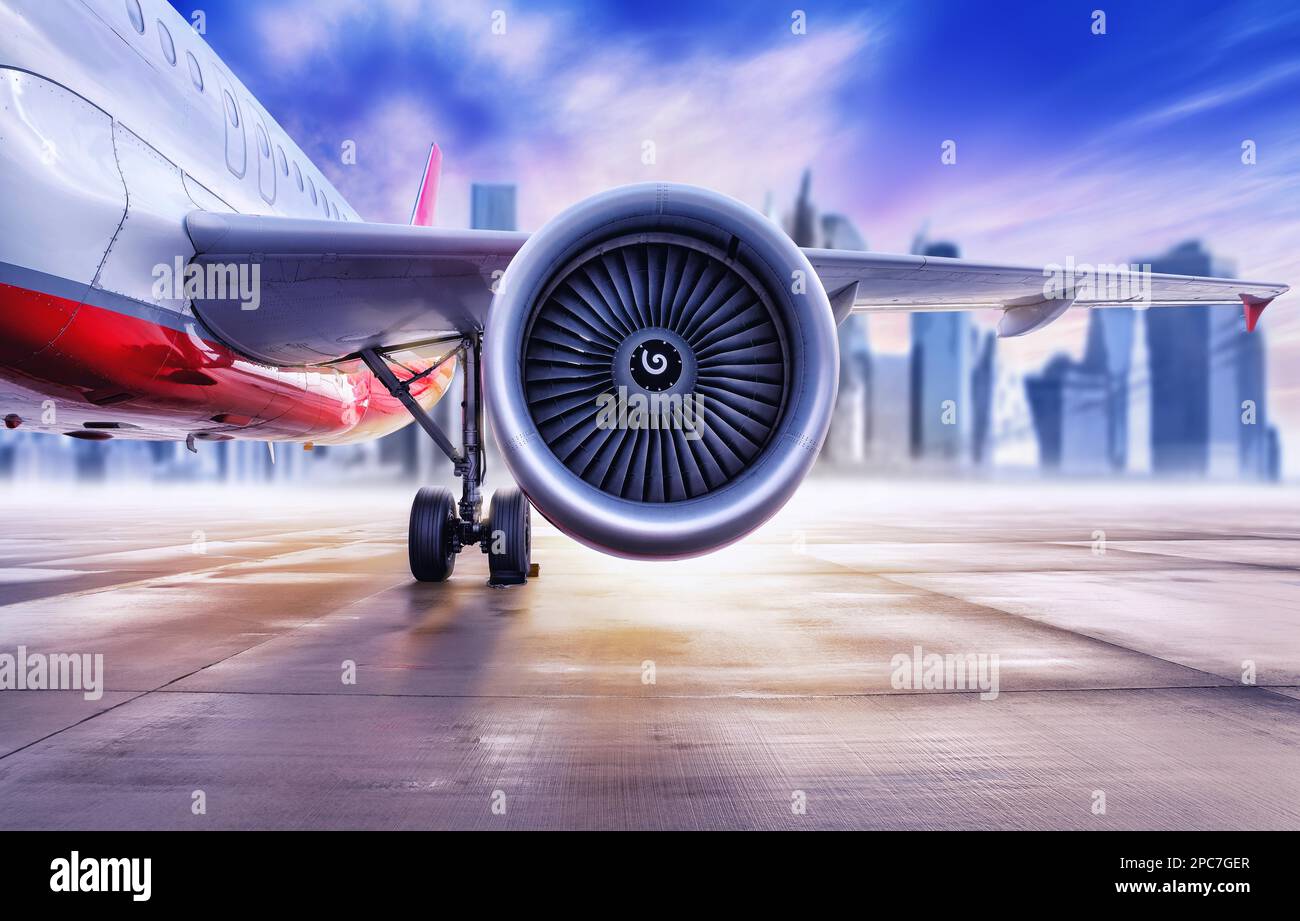 jet engine of an aircraft Stock Photo - Alamy