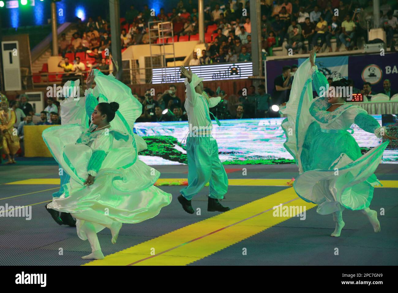 Cultural presentation reflecting all the 12 participant countries ...