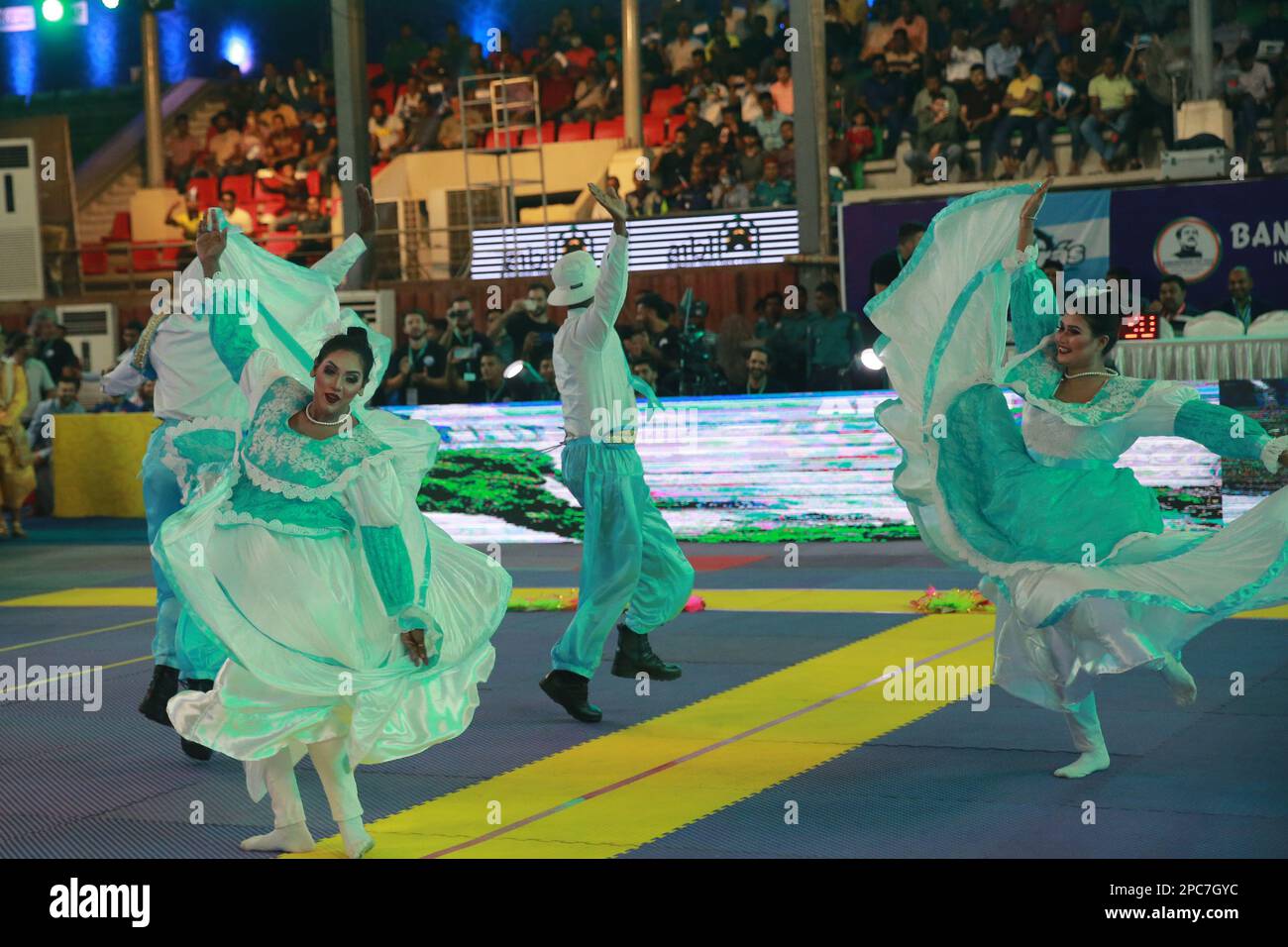 Cultural presentation reflecting all the 12 participant countries ...