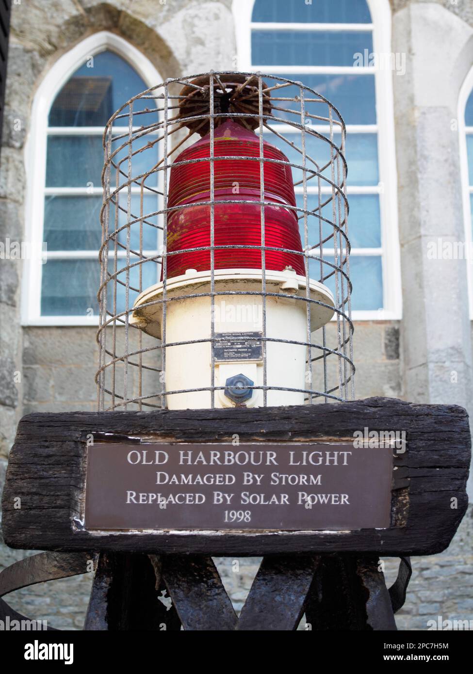 Hastings Old Harbour Light Damaged by Storm and Replaced in 1998 Stock ...