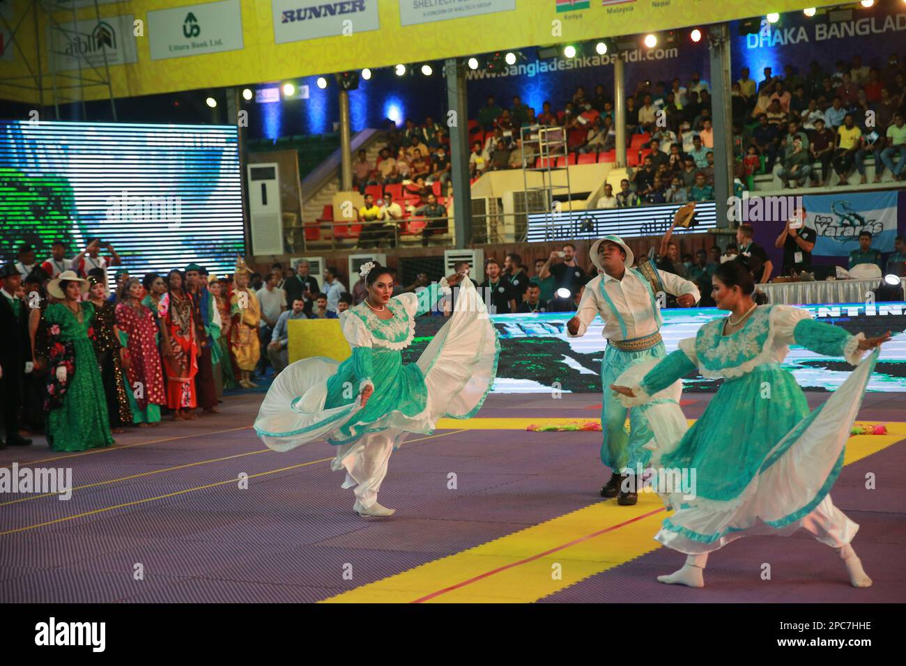 Cultural presentation reflecting all the 12 participant countries ...