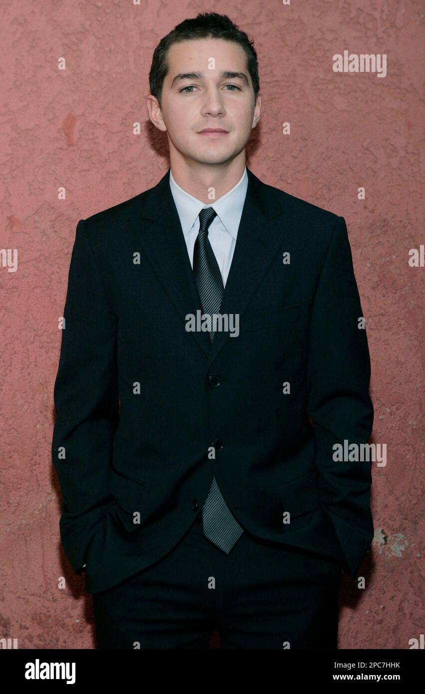 Actor Shia Labeouf arrives at the Hollywood Life 6th Annual ...