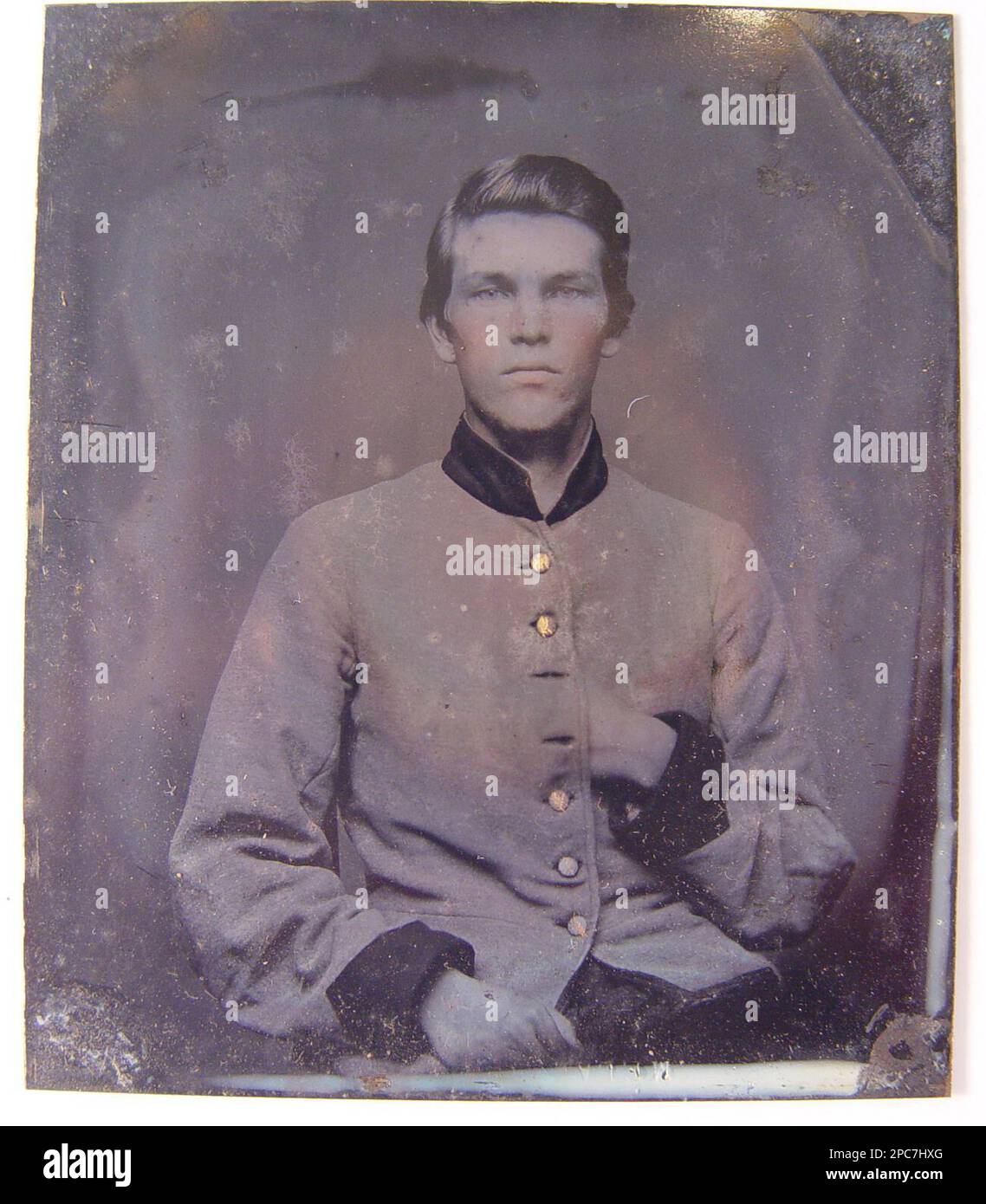 Unidentified soldier in Confederate uniform. Liljenquist Family ...