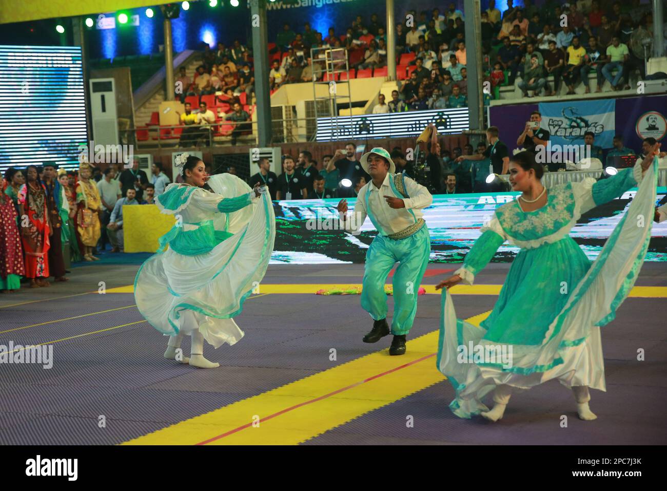 Cultural presentation reflecting all the 12 participant countries ...