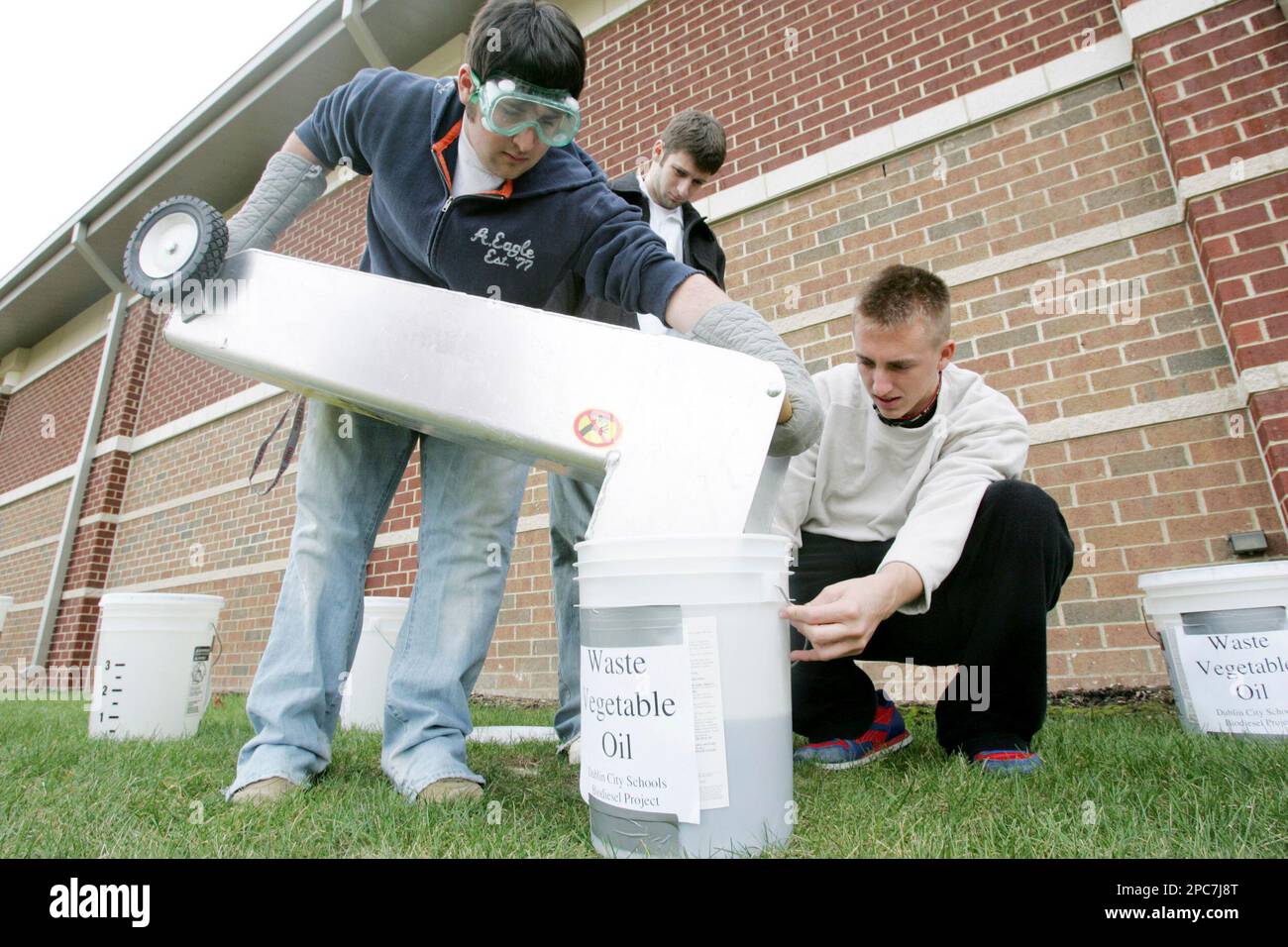 Dublin Jerome high school students Kyle Ruddy, 17; Ben Axelrod, 18; and ...