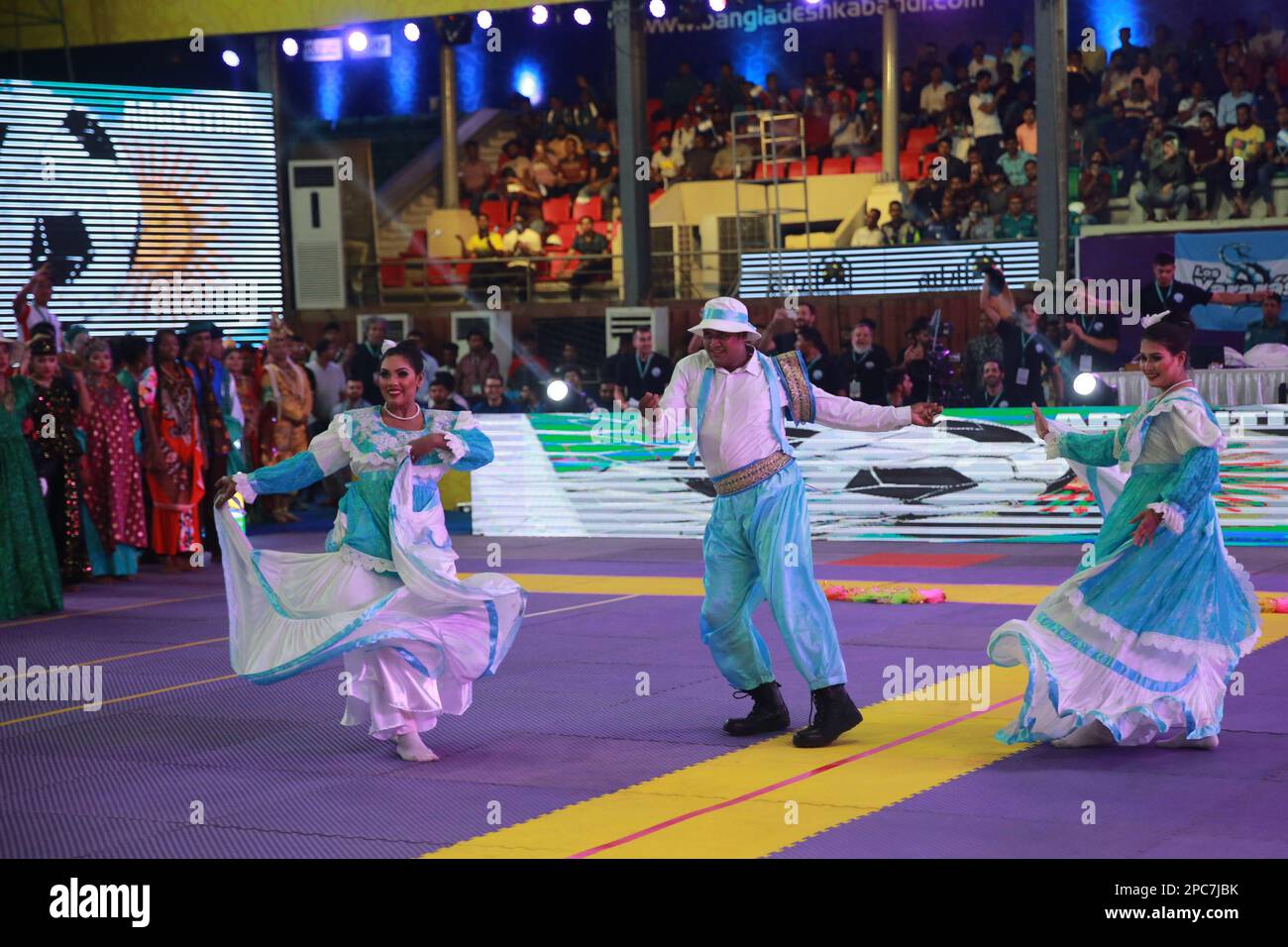 Cultural presentation reflecting all the 12 participant countries ...