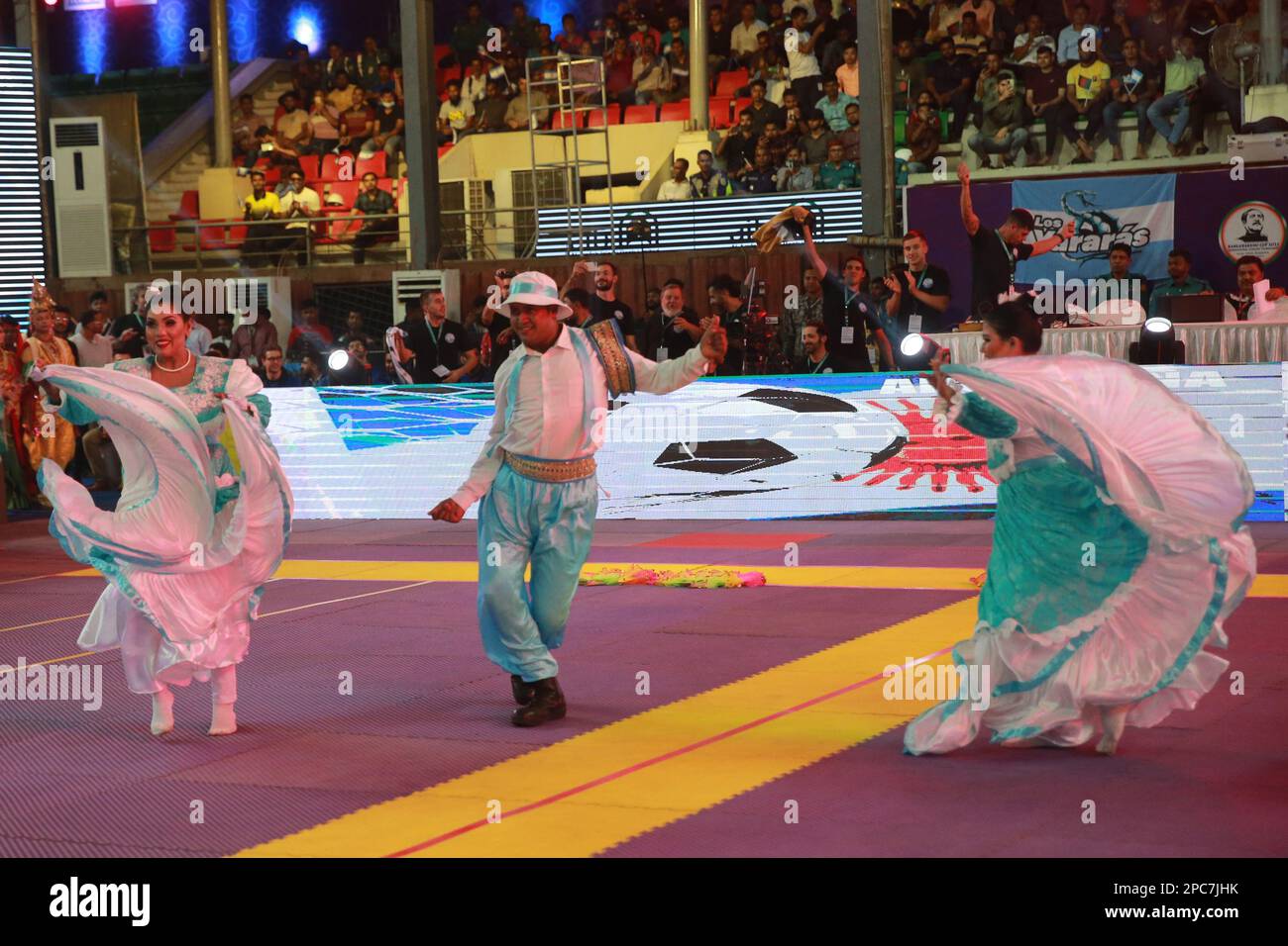 Cultural presentation reflecting all the 12 participant countries ...