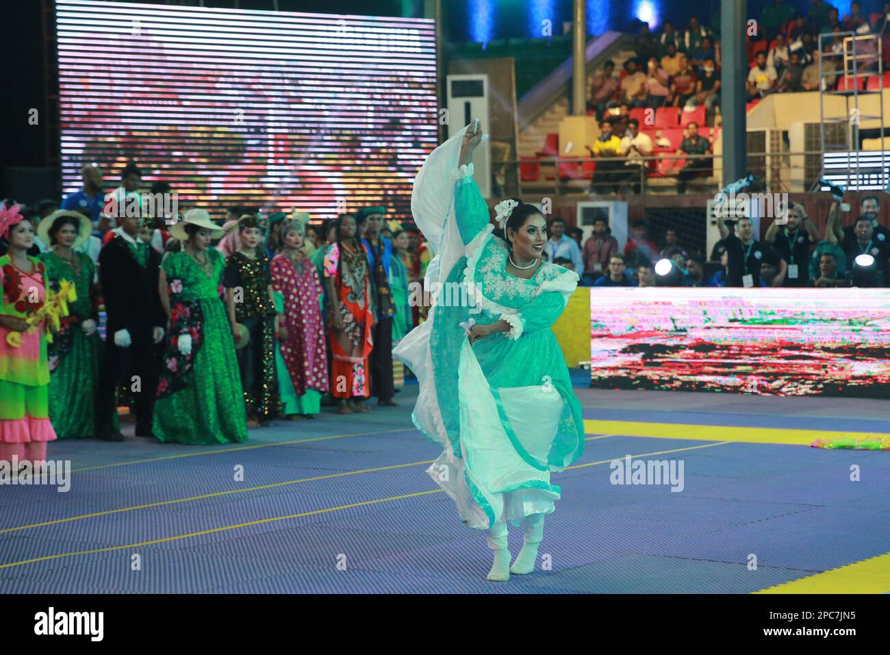 Cultural presentation reflecting all the 12 participant countries ...