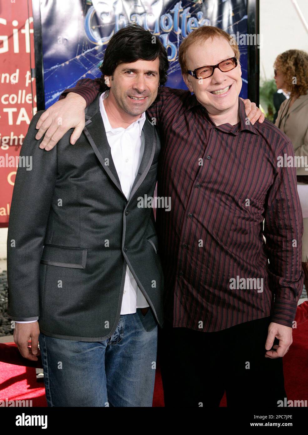 Director Gary Winick, left, and composer Danny Elfman pose together at ...