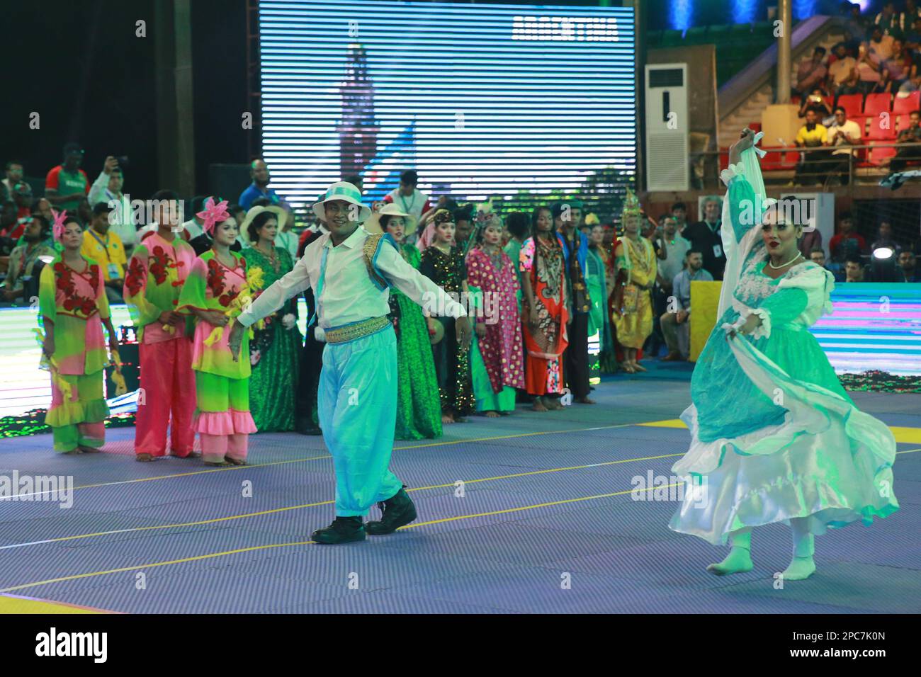 Cultural presentation reflecting all the 12 participant countries ...