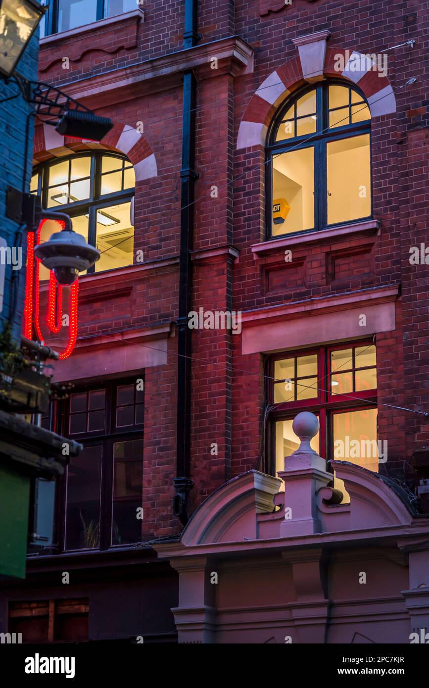 Soho sign in Beak Street, Soho, London, England, UK Stock Photo - Alamy