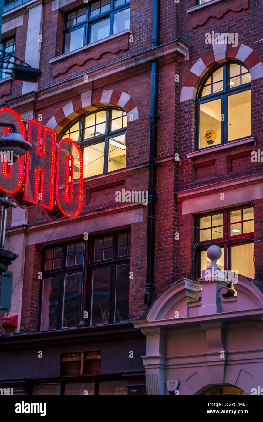 Soho sign in Beak Street, Soho, London, England, UK Stock Photo - Alamy