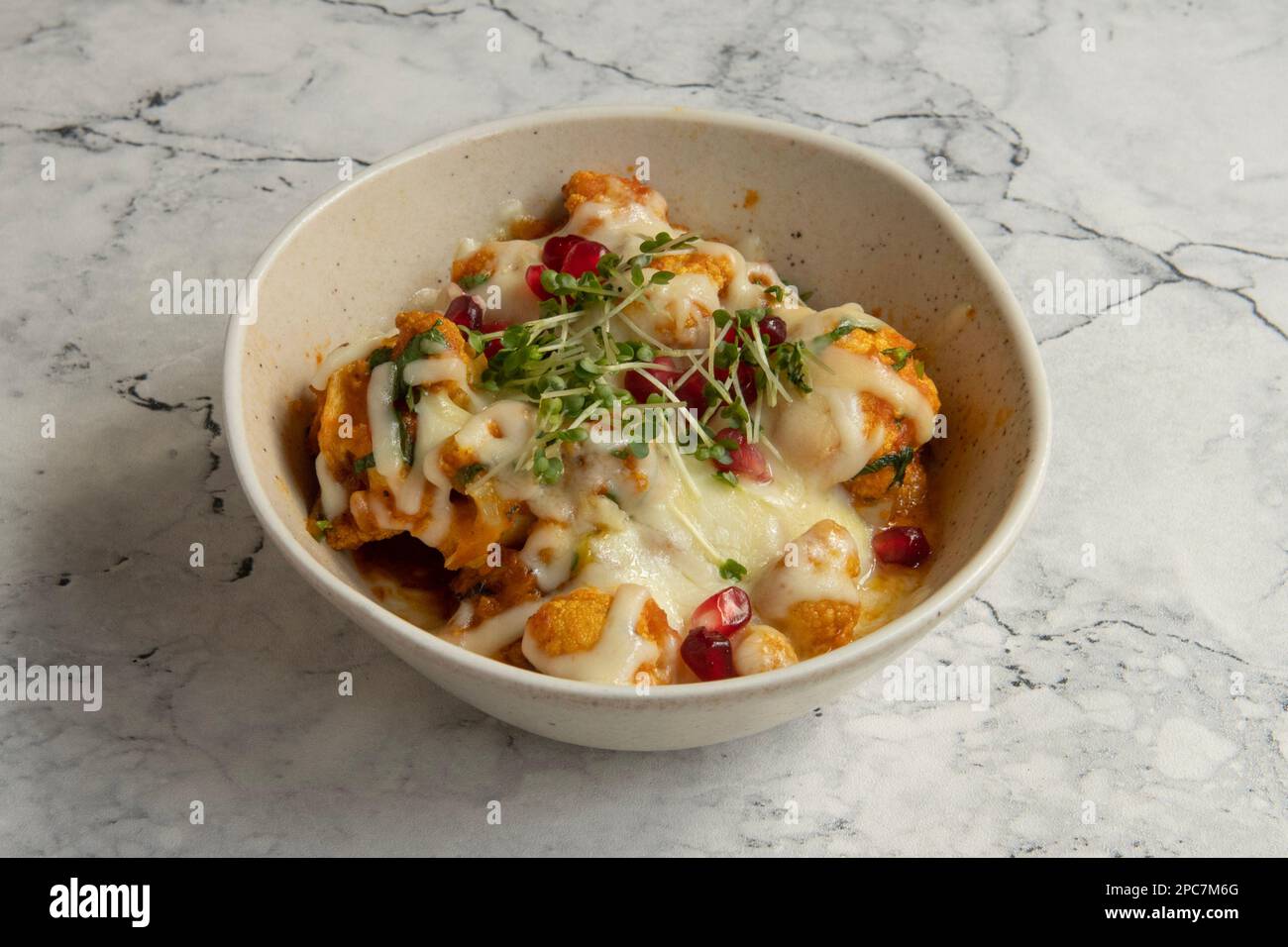 Indian food (cuisine). Cheese Cauliflower Stock Photo - Alamy