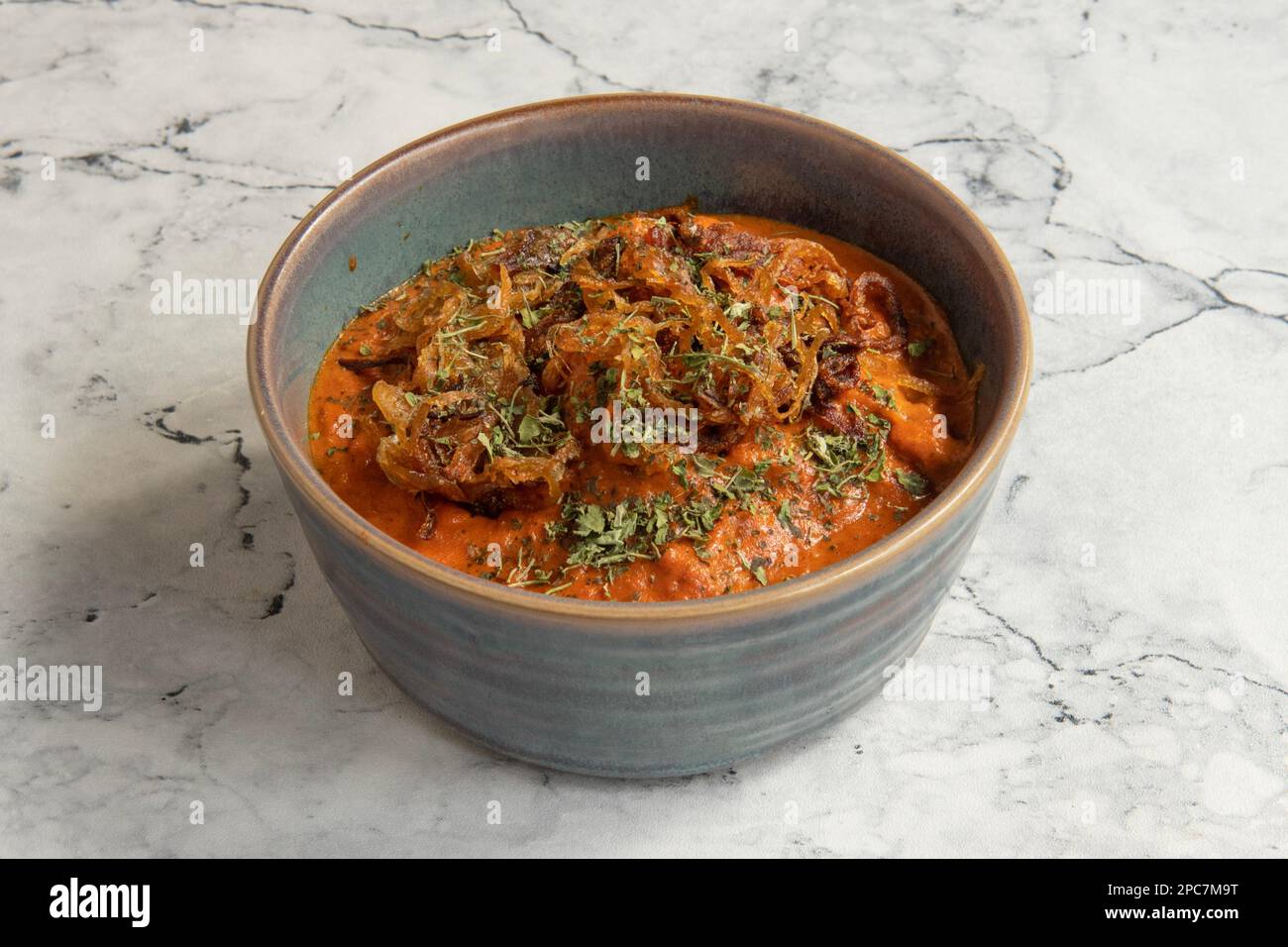 Indian food (cuisine). Chicken Lababdar Stock Photo - Alamy