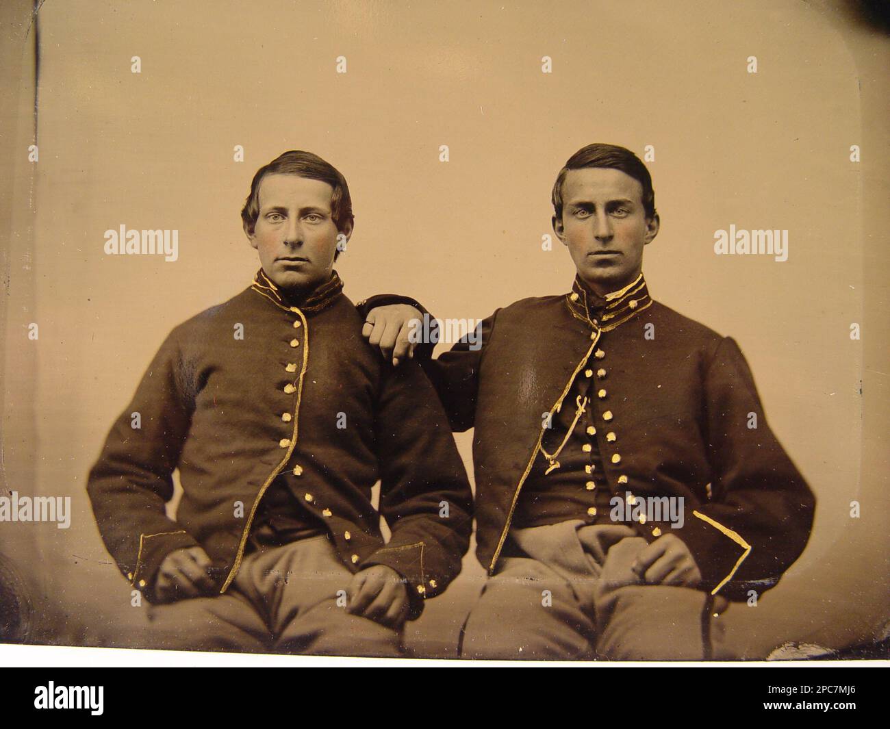 Two unidentified soldiers in Union uniforms. Liljenquist Family ...