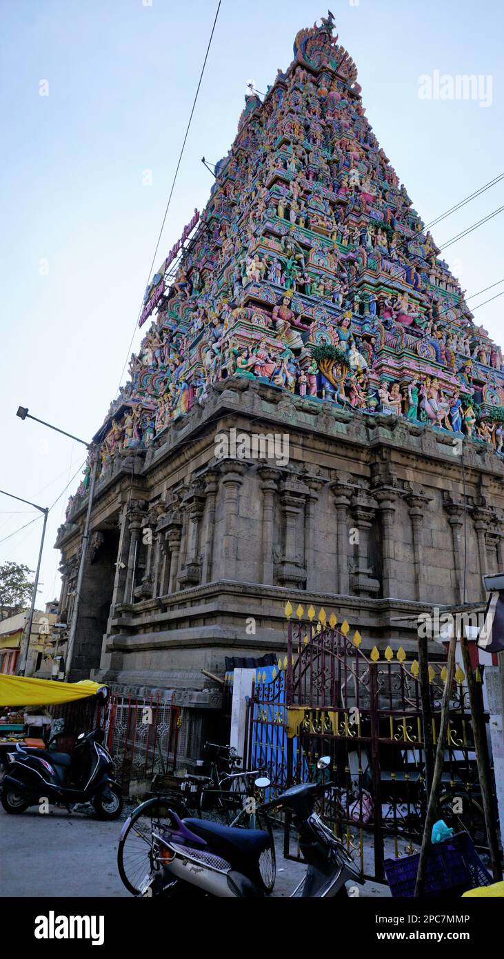 India chennai kapaleeshwar temple hi-res stock photography and images ...