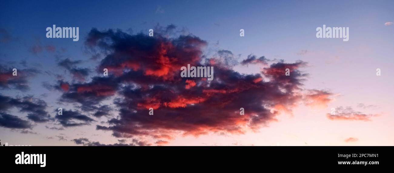 Gorgeous twilight sky and cloud at morning background image Stock Photo ...