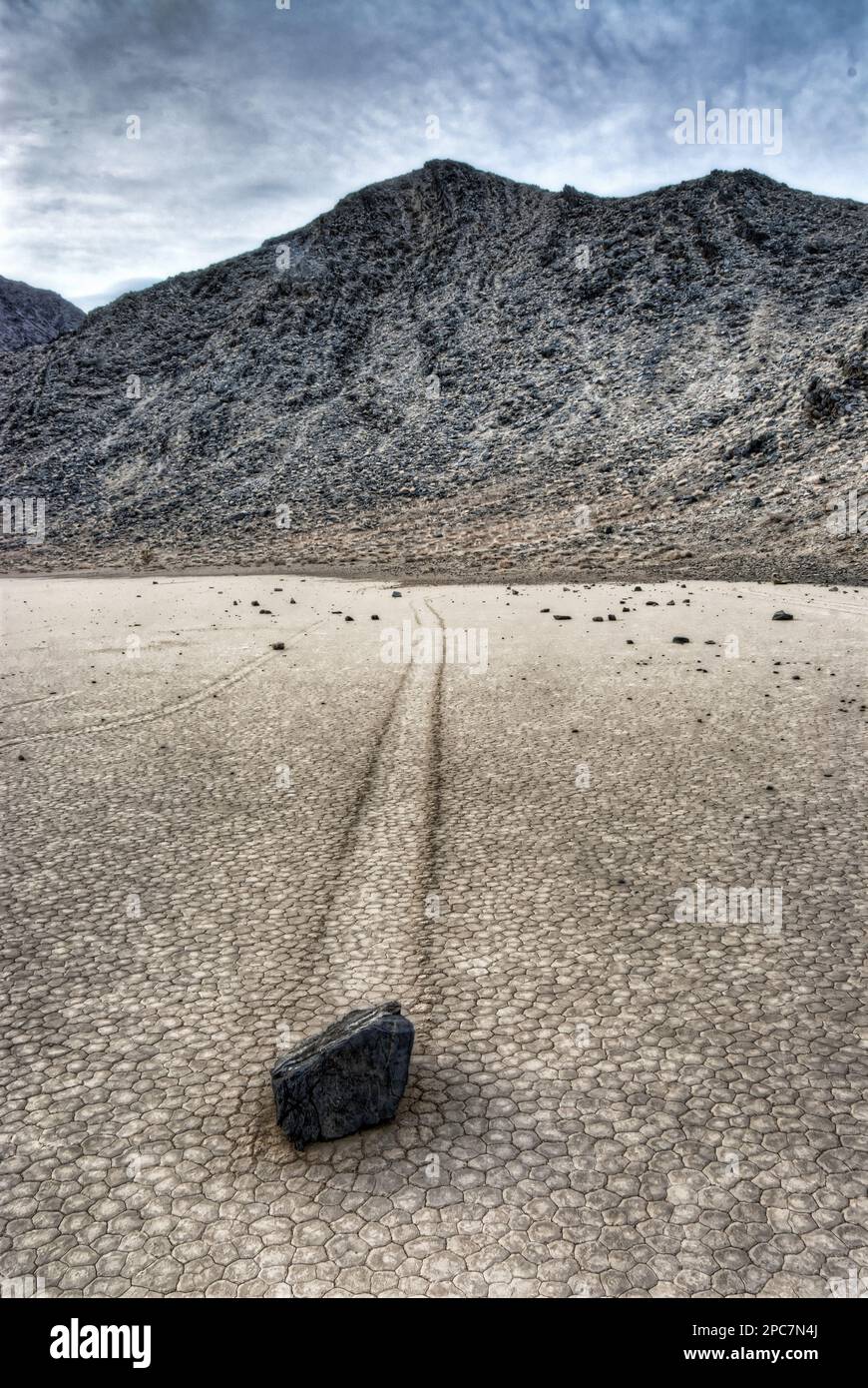Sliding stones death valley hi-res stock photography and images - Alamy