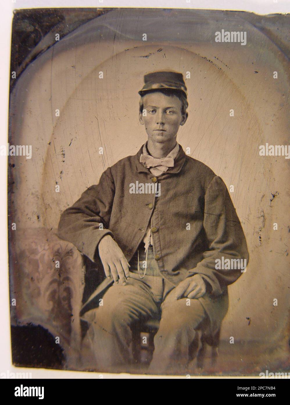 Unidentified soldier in Union uniform. United States, Army, People ...