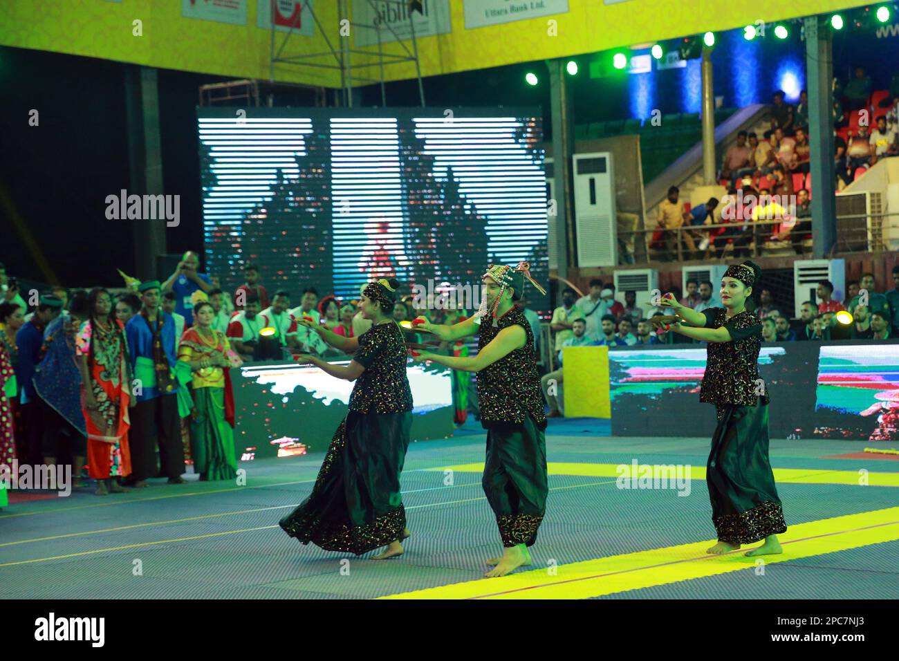 Cultural presentation reflecting all the 12 participant countries ...