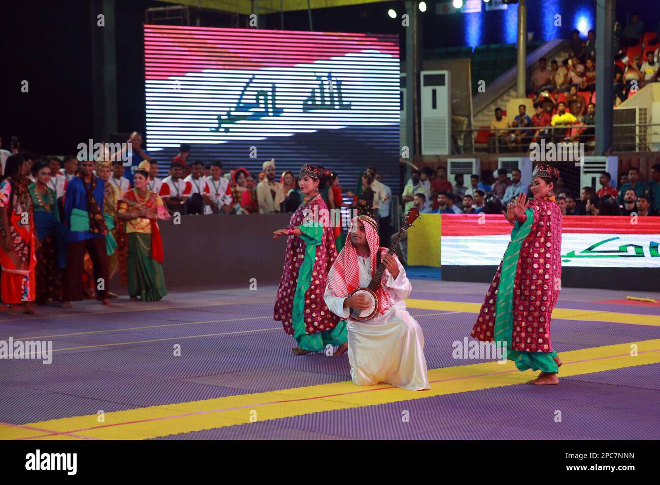 Cultural presentation reflecting all the 12 participant countries ...
