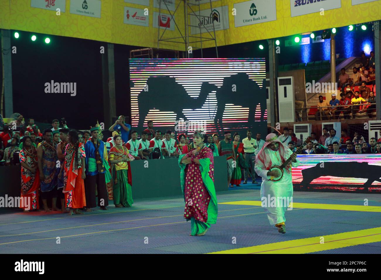 Cultural presentation reflecting all the 12 participant countries ...