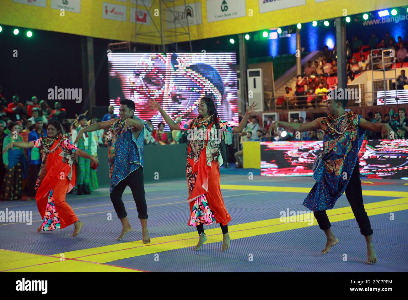 Cultural presentation reflecting all the 12 participant countries ...