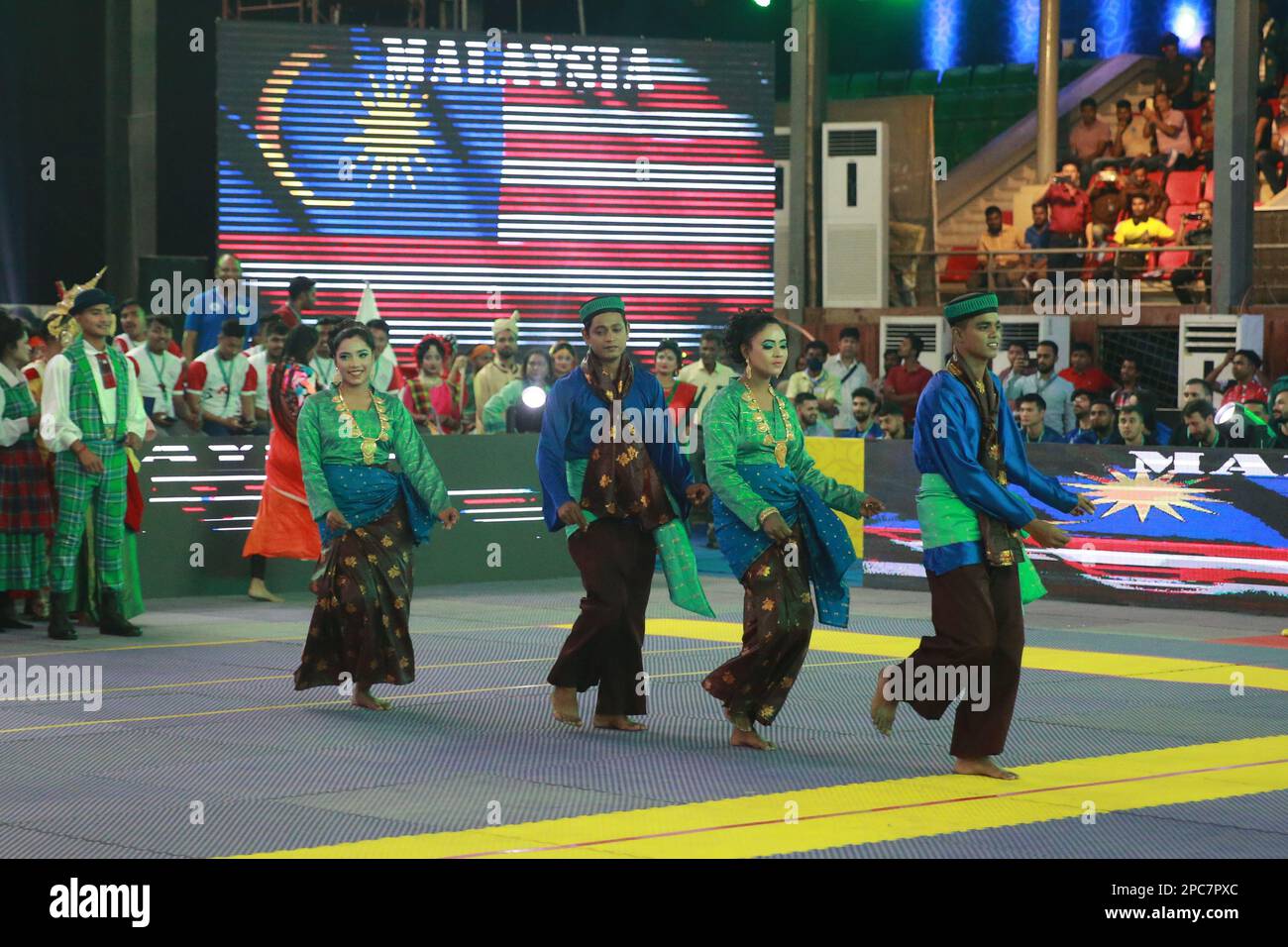 Cultural presentation reflecting all the 12 participant countries ...