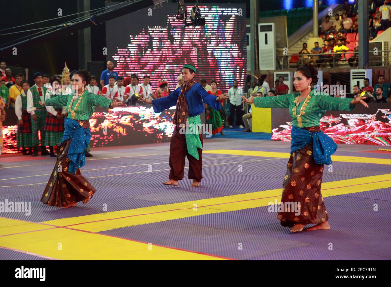 Cultural presentation reflecting all the 12 participant countries ...